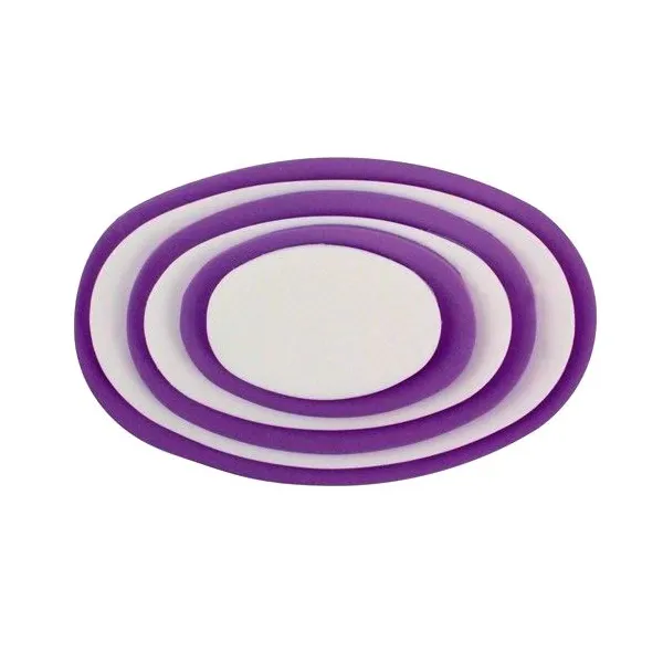 Set 6 Cookie Cutters "Oval" - PME - 7-16,6cm